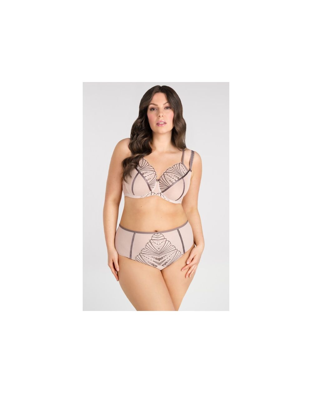 Gorsenia Soft Bra K837 Caffe Latte - Comfort and Style for Plus Sizes!